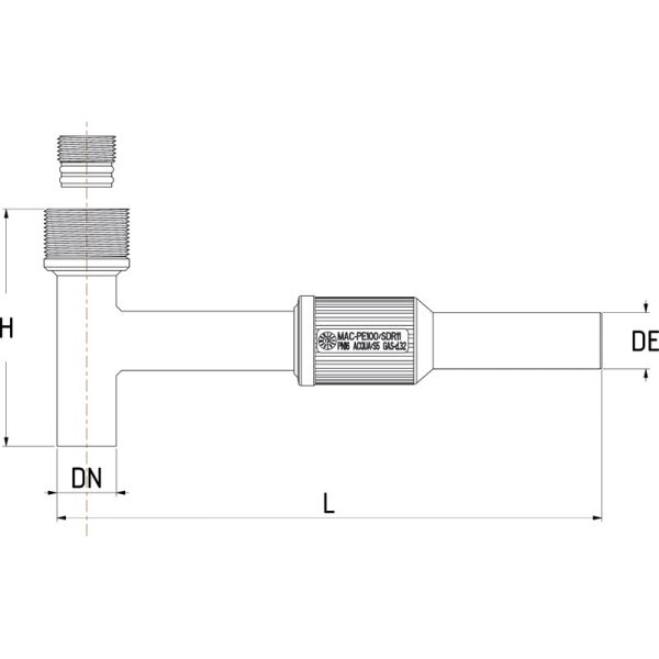 PE/STEEL WITH TEE TERMINAL FOR TAPPING TEE SADDLES – MEDIUM PRESSU ...